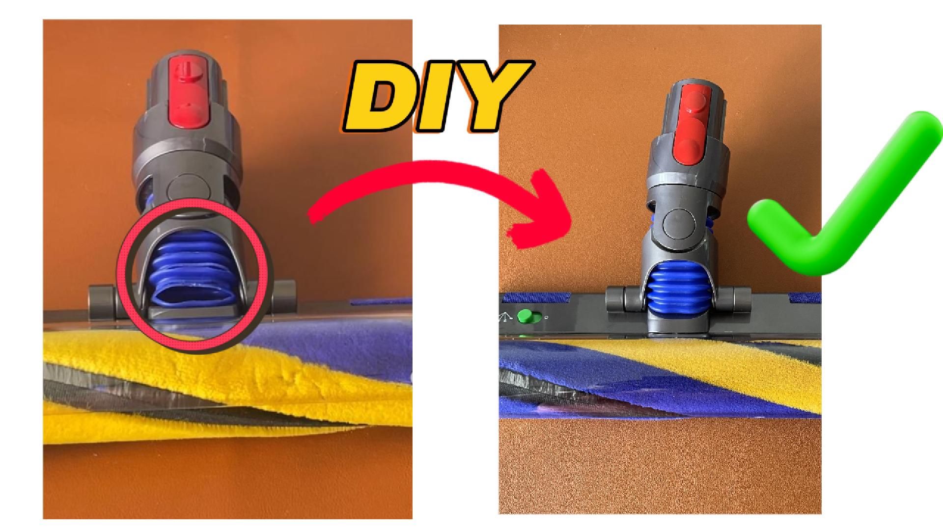 How to Replace the Rubber Neck Joint on Dyson Laser Slim Fluffy / Dete ...